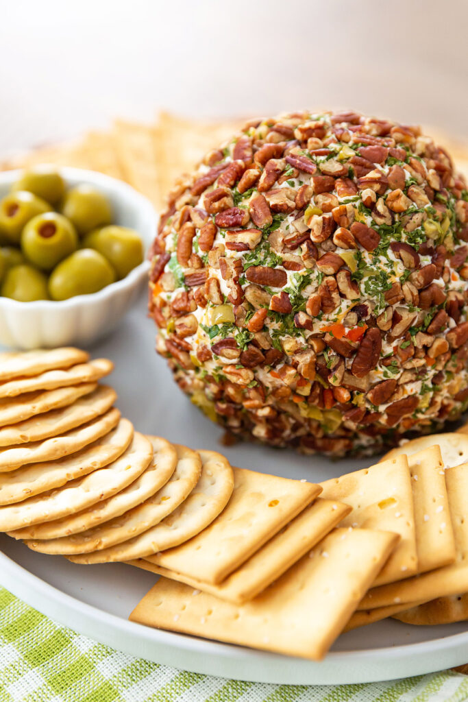 Easy Olive Cheese Ball - Best Appetizers
