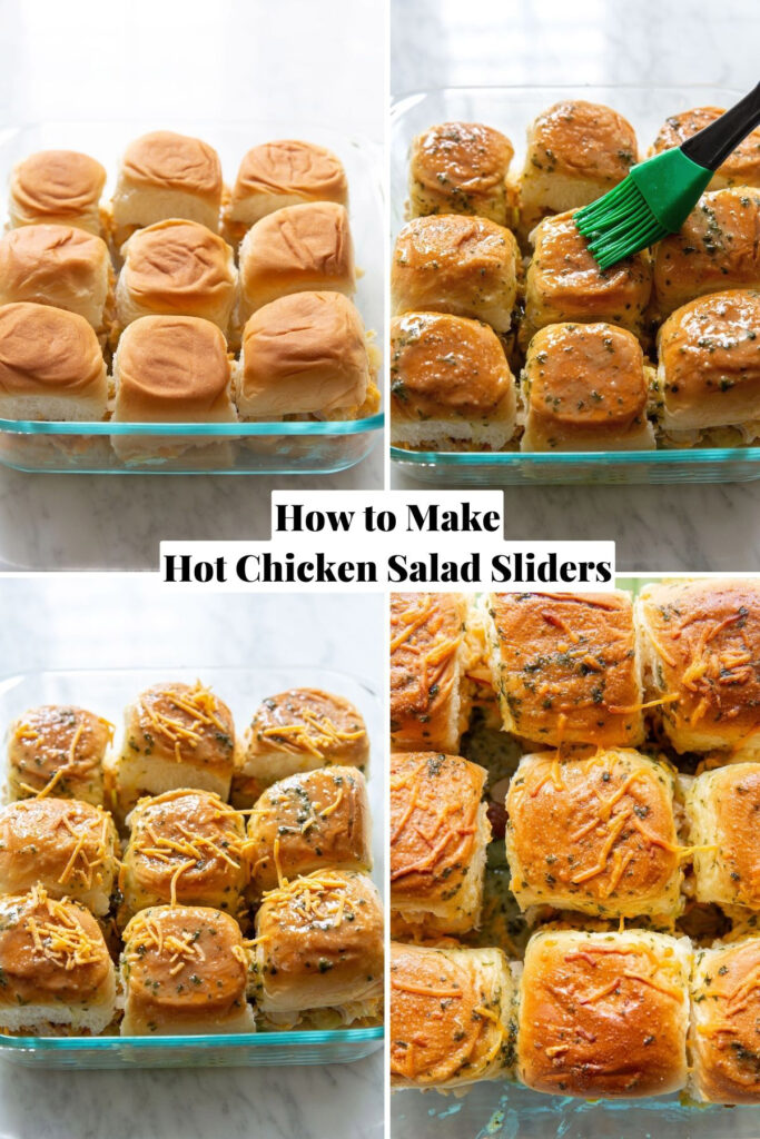 Hot Chicken Salad Sliders - Best Appetizers